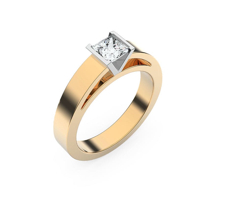 Bague diamant princesse chez i-diamants.com