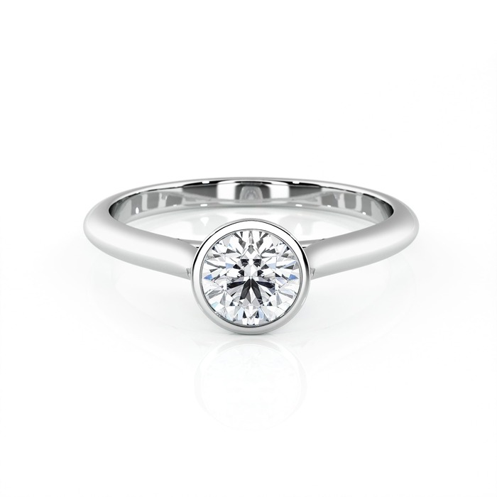 Solitaire diamant Classique serti clos ETERNITE